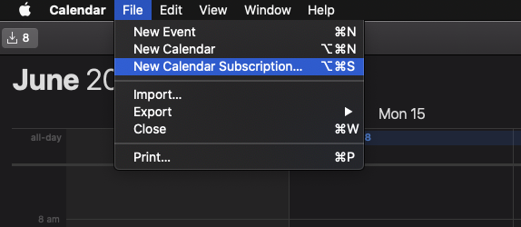 How do SpacetoCo Calendar Subscriptions work?