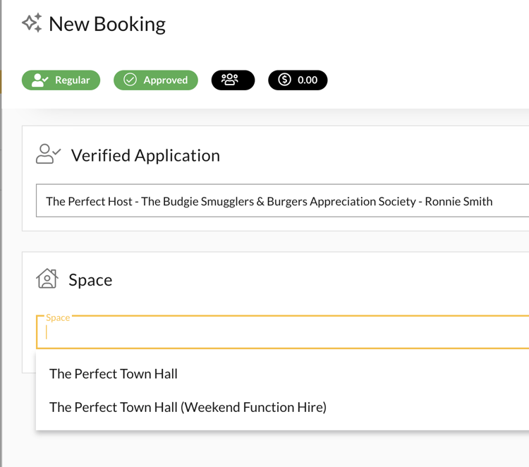 How to make a new booking as a Regular Customer