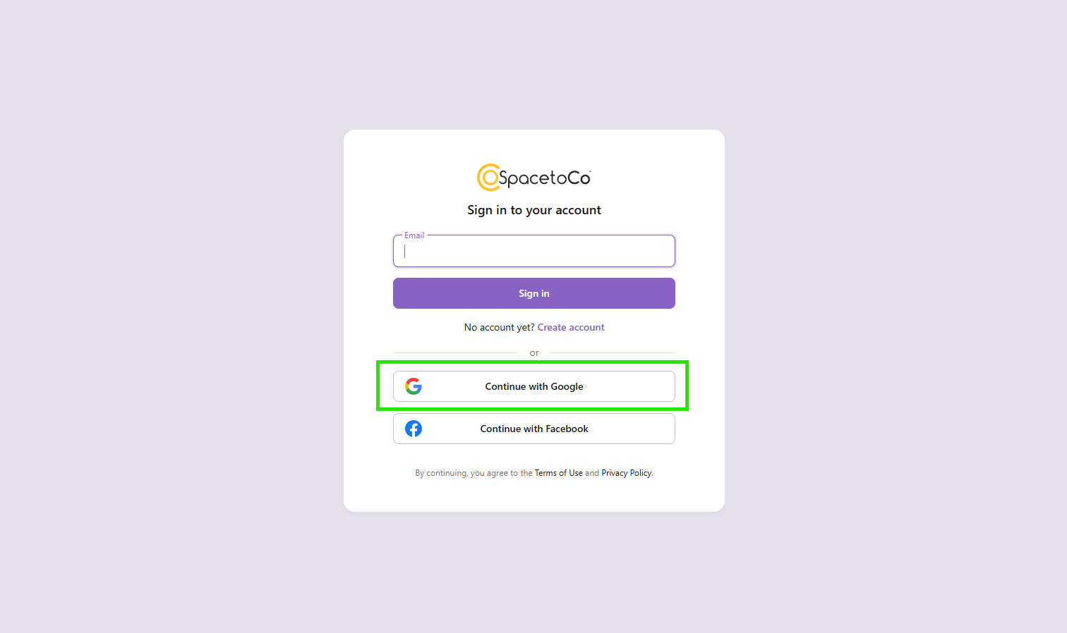 Creating your account, logging in and resetting passwords