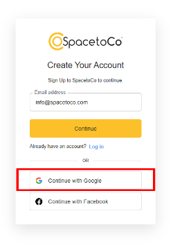 Creating your account, logging in and resetting passwords