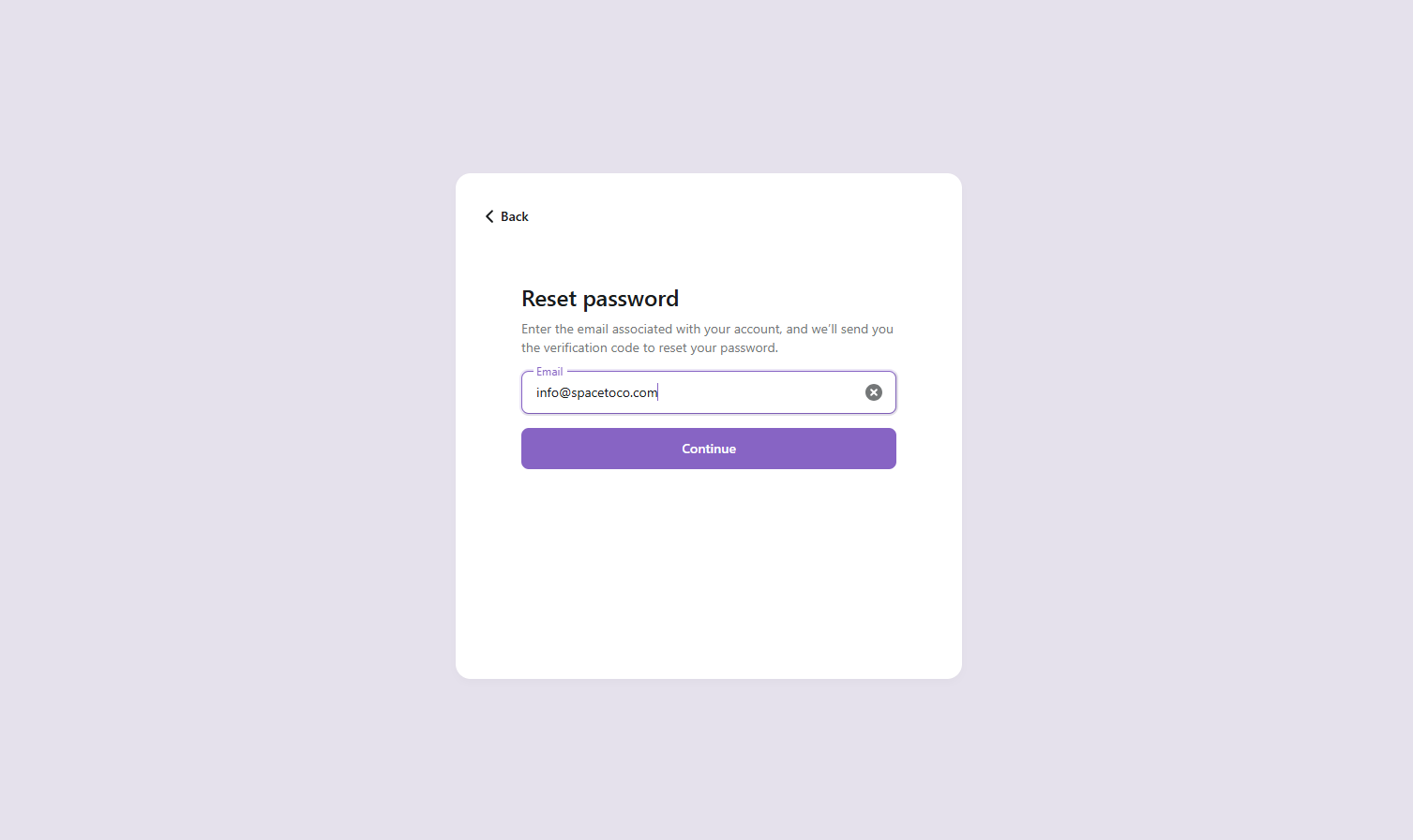 Creating your account, logging in and resetting passwords
