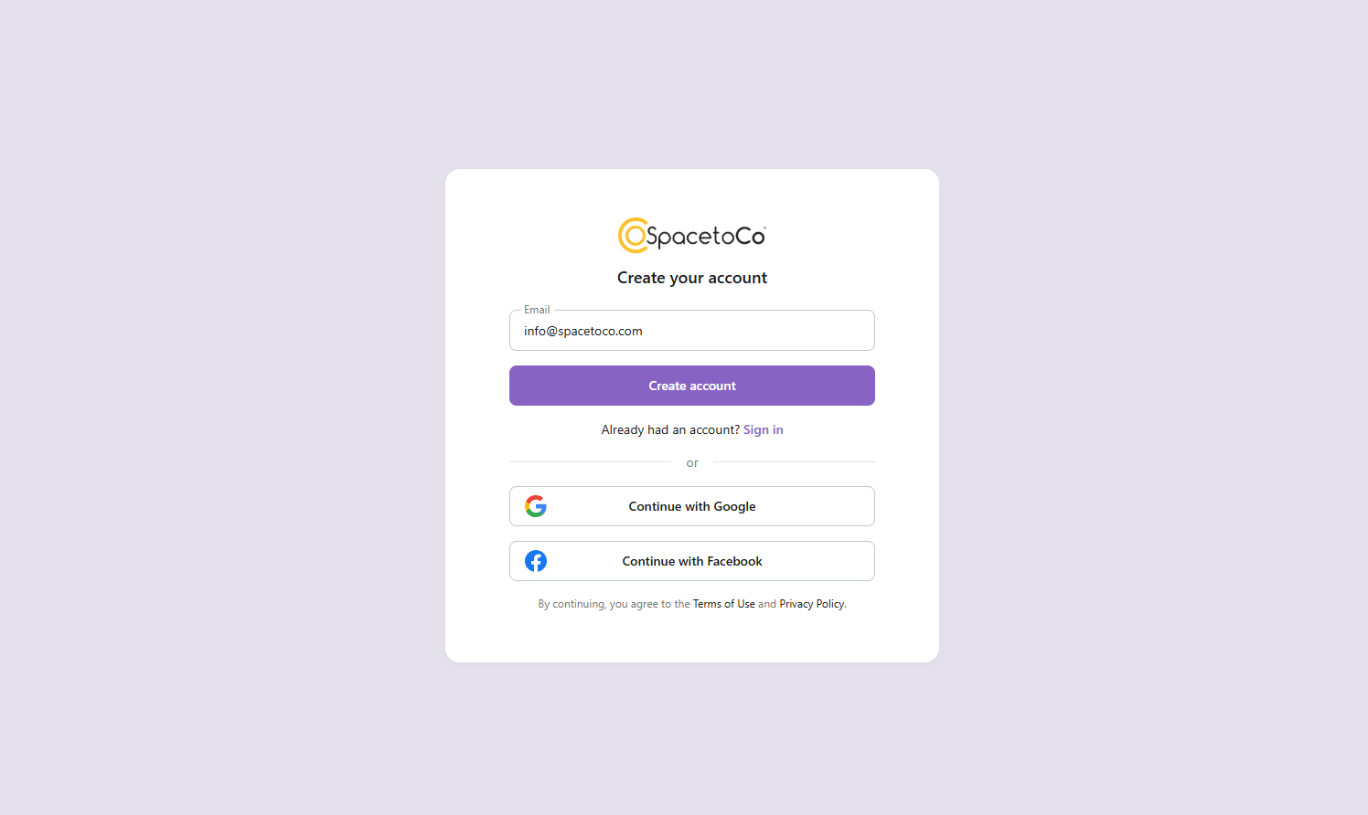 Creating your account, logging in and resetting passwords