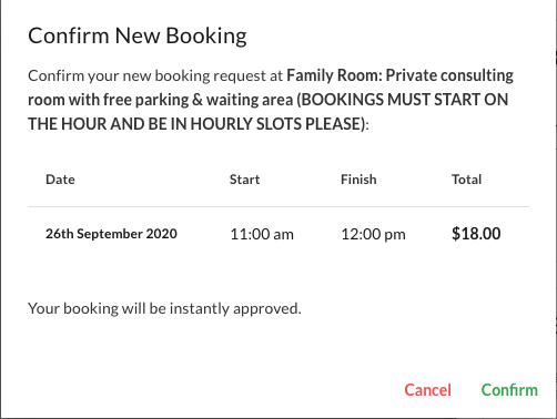 How to make a new booking as a Regular Customer