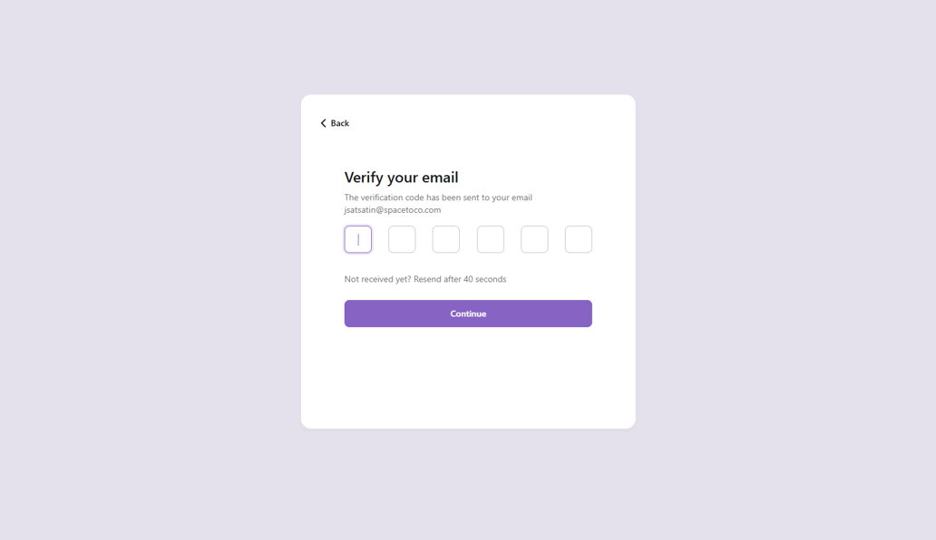 Signing up as a Regular Customer